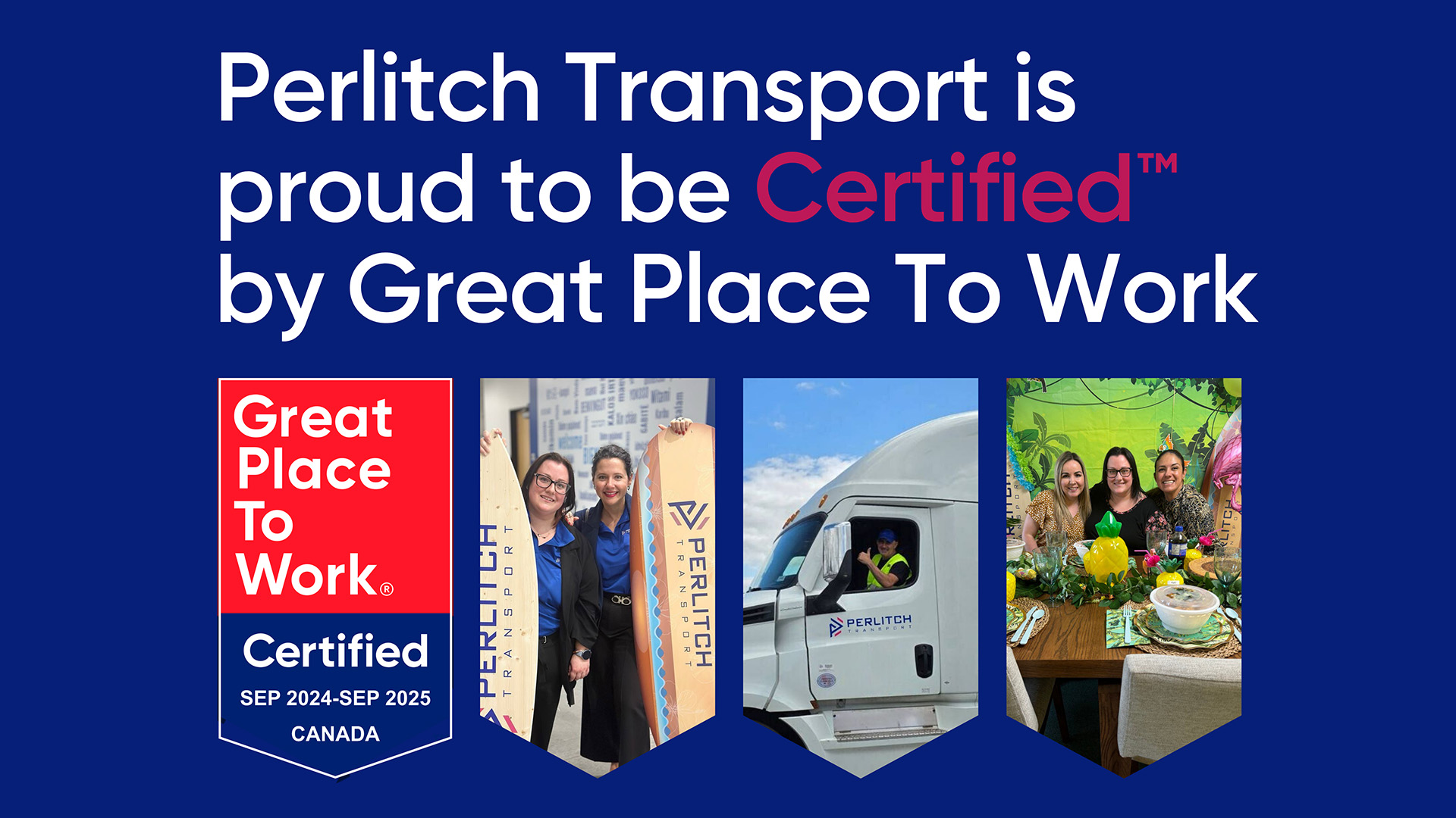 Perlitch Transport: Officially Certified as a Great Place to Work—Here ...